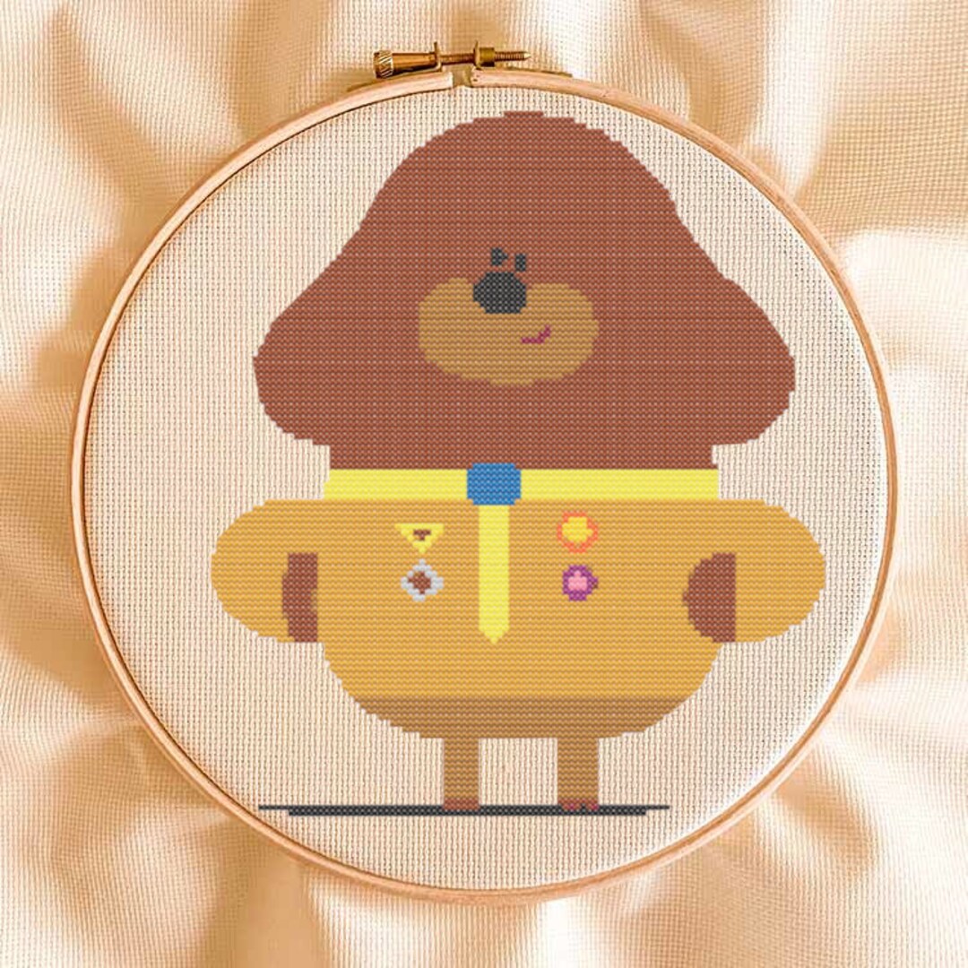 Duggee Easy Cross Stitch Pattern - Hey Duggee - Instant Download - Etsy