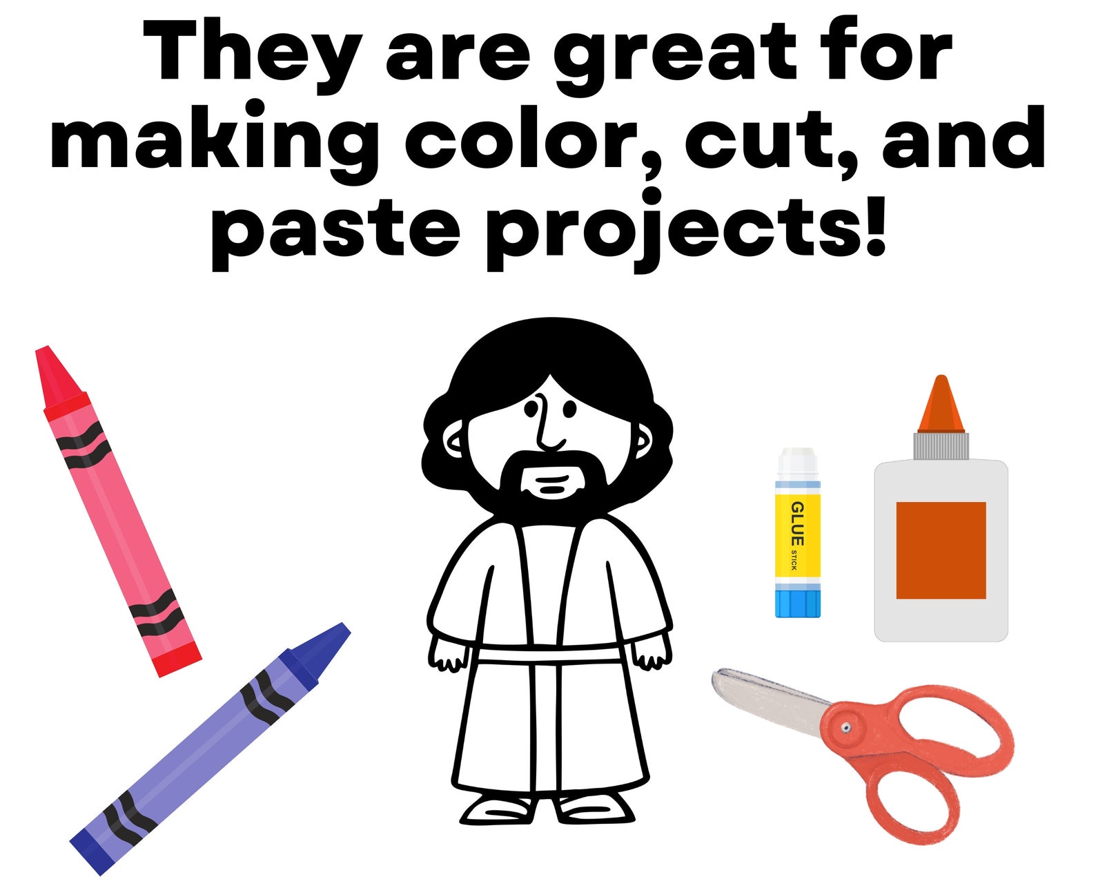 Bible Story Characters PNG Clip Art Pack for Sunday School and VBS ...