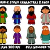Bible Story Characters PNG Clip Art Pack for Sunday School and VBS ...