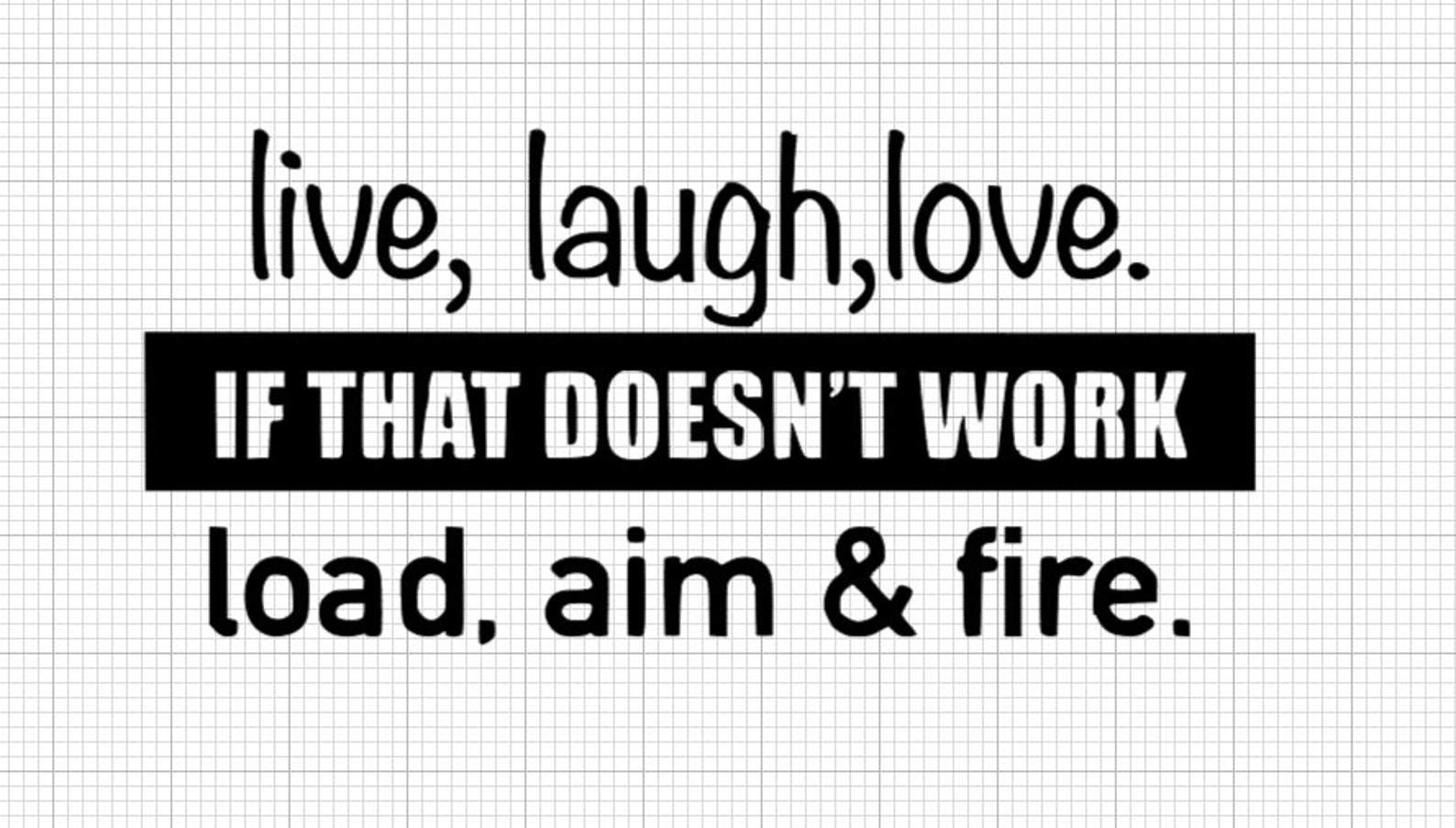 Load Aim Fire Car Decal Car Window Glass Decal SVG 2nd Amendment SVG I ...