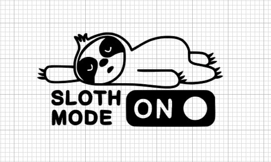 Sloth SVG, Lazy Svg, Funny Car Decal, Funny Shirt Svg, Funny Quote, Cut ...