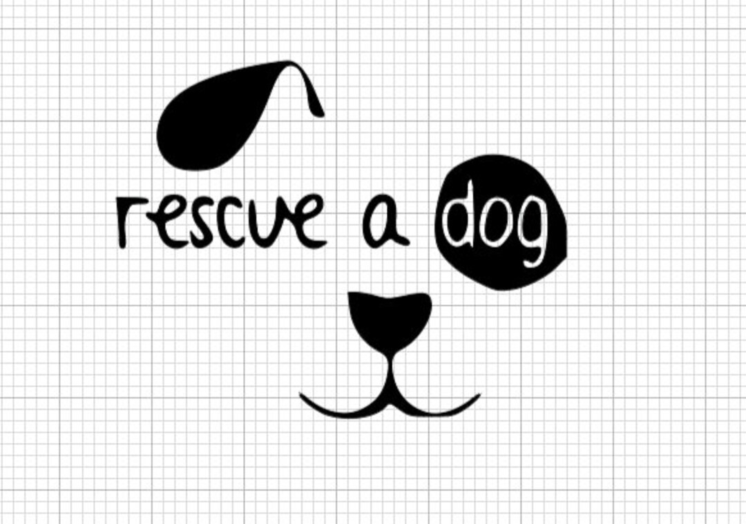 Rescue a Dog Sign SVG, Svg Files for Cricut Dog , Dog Lover Svg, Dog ...