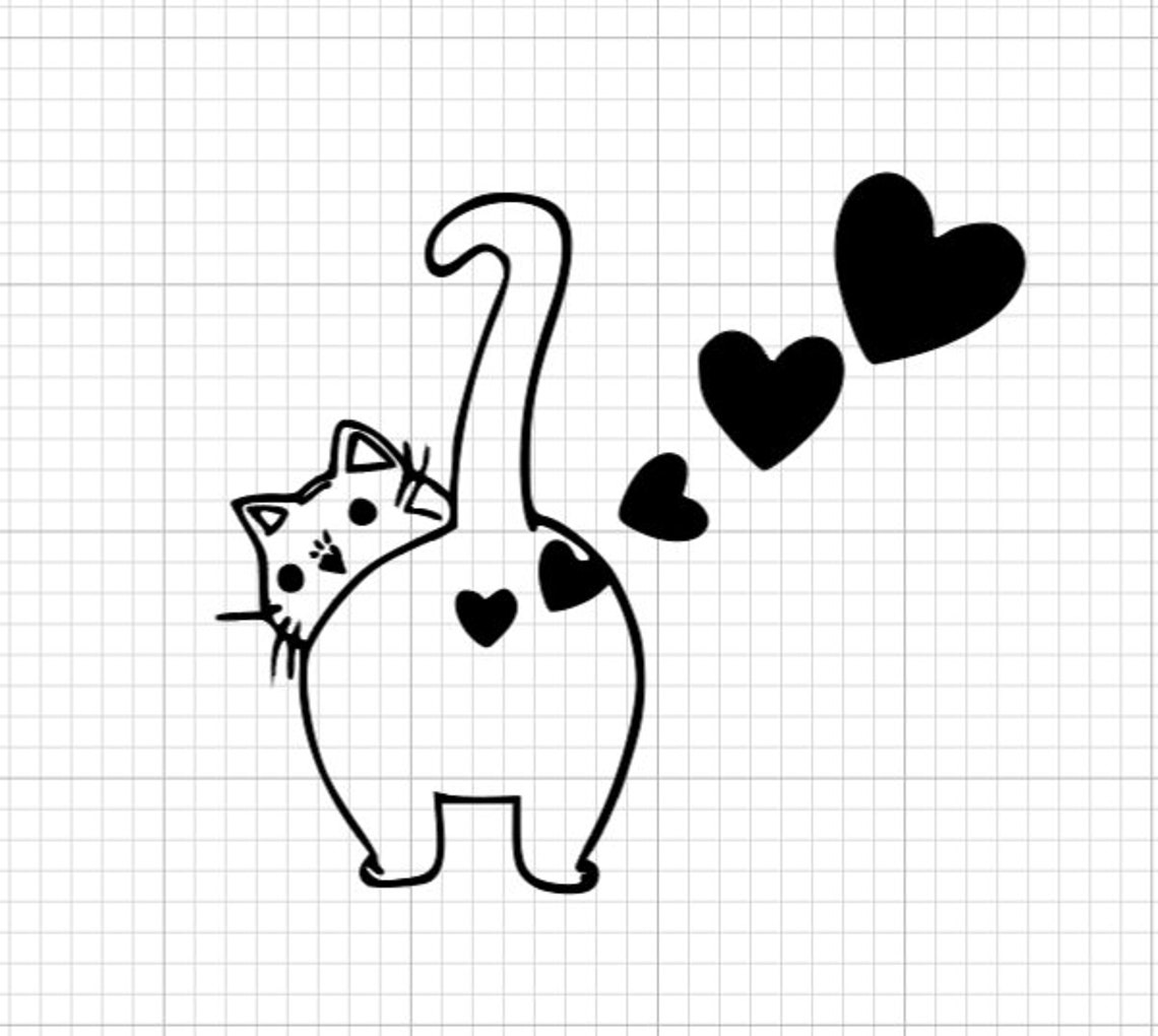 Cat Fart Svg Funny Cat SVG, Funny Svg, Offensive Svg, Cat Lover Car ...