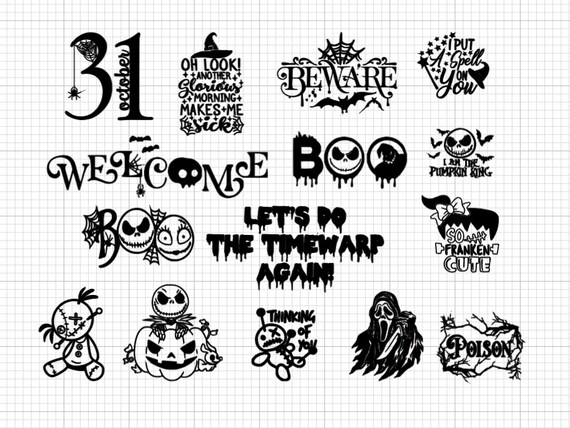 Halloween Bundle Svg Halloween Decor Trick or Treat Bundle - Etsy
