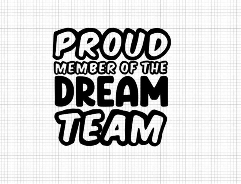 Dream Team SVG Digital Cut File Appreciation SVG Coworker - Etsy