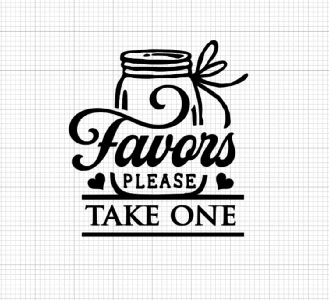 Favors Svg Kitchen Svg Container Svg Party Jars Svg Decor - Etsy