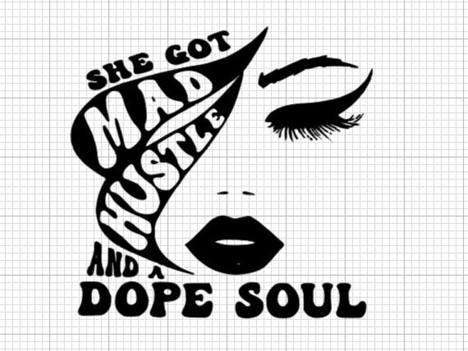 Mad Hustle Dope Soul SVG Funny Car Decal SVG Mother's - Etsy