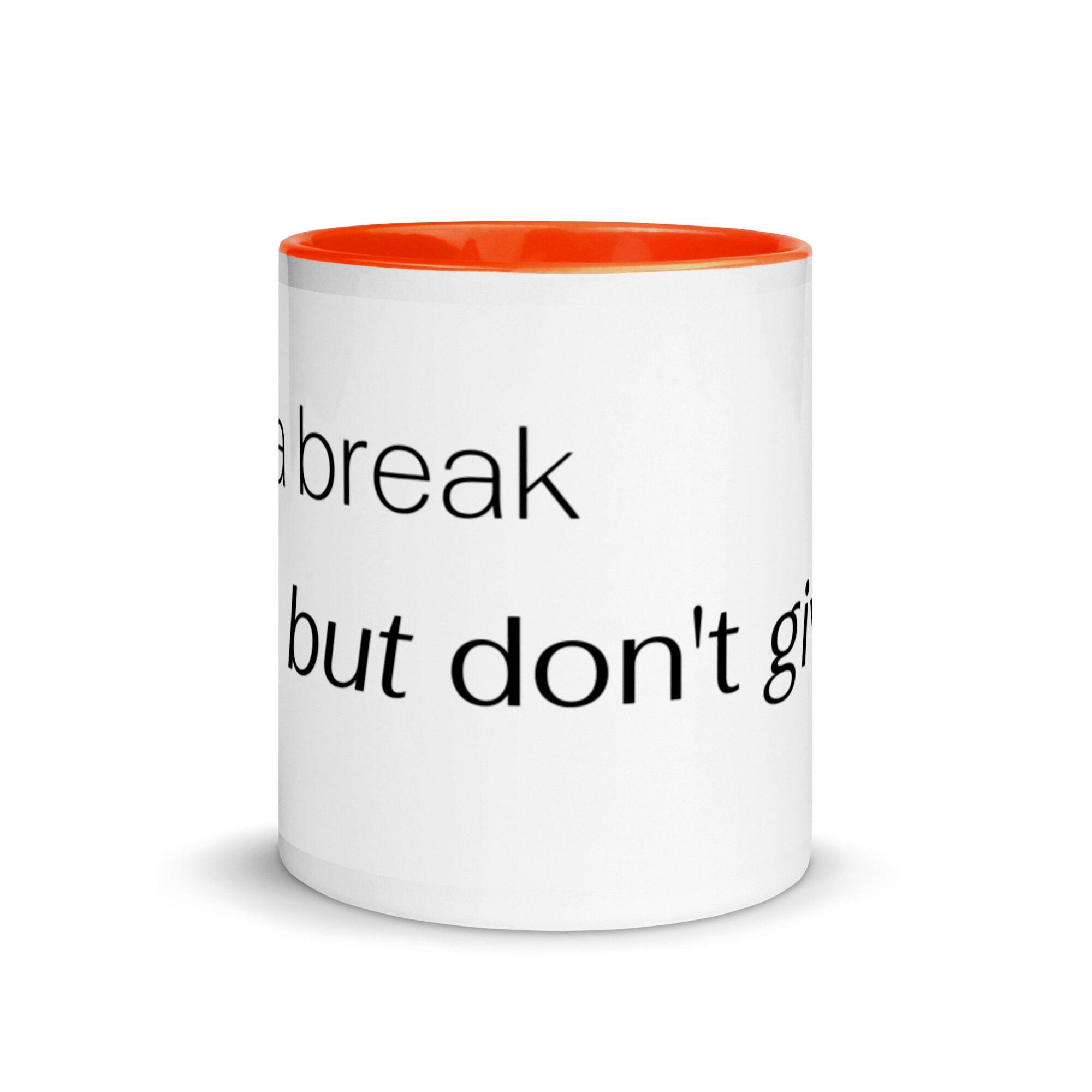 Take a Break Mug With Color Inside - Etsy