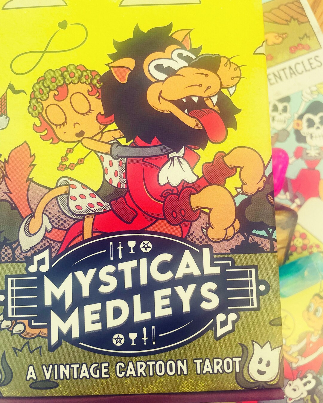Vintage Cartoon Mystical Melodies Tarot Reading - Etsy