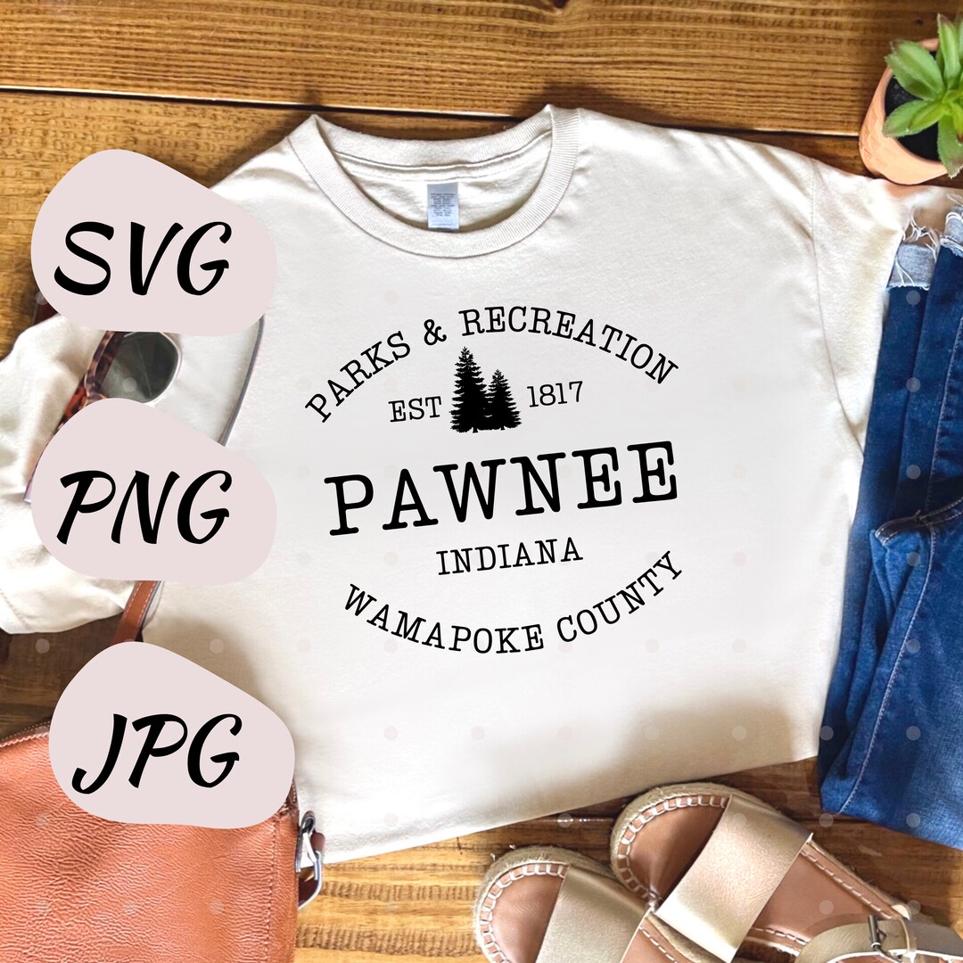 Pawnee // Parks & Recreation // SVG - PNG - JPG - Etsy