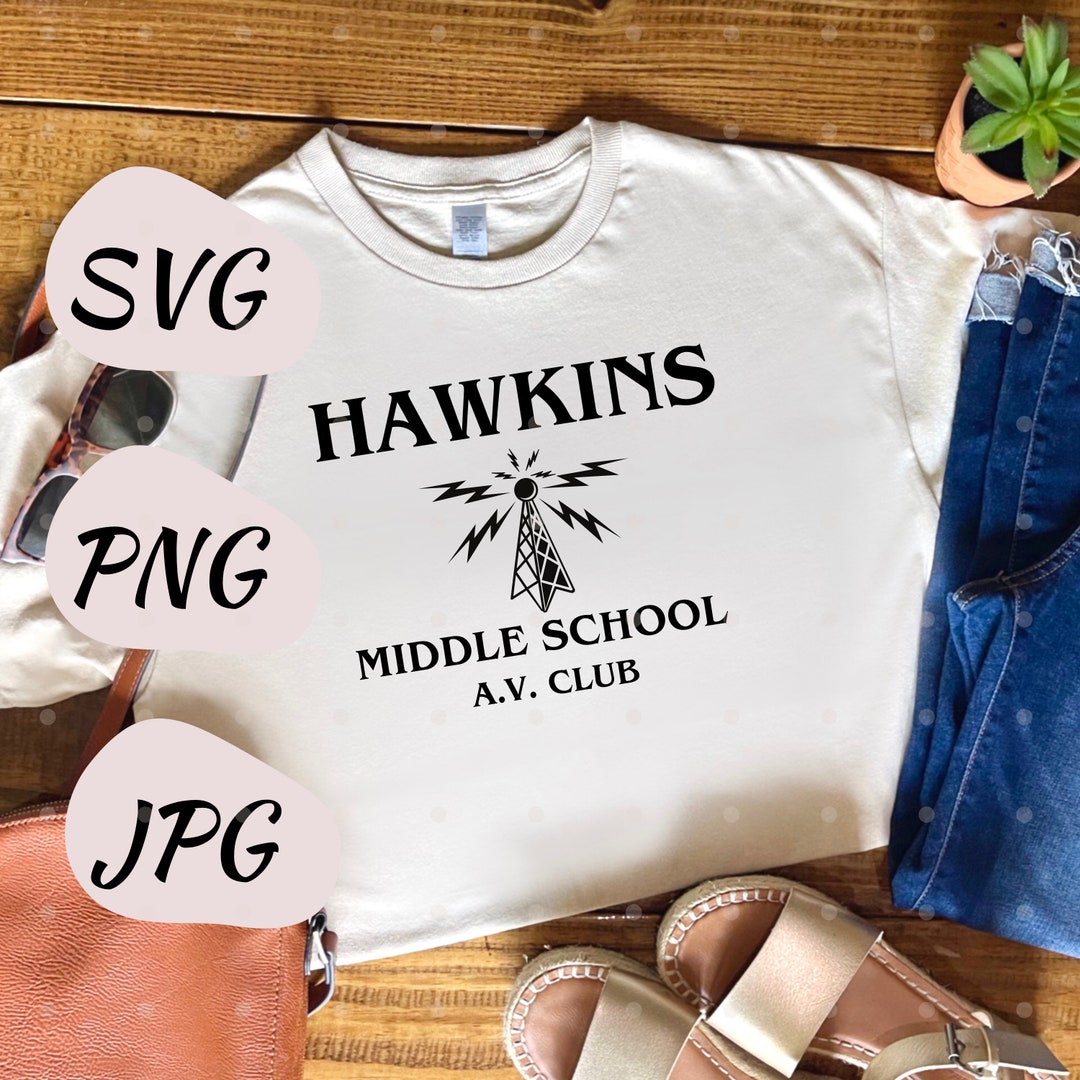 Hawkins A.V. Club // Stranger Things // SVG - PNG - JPG - Etsy
