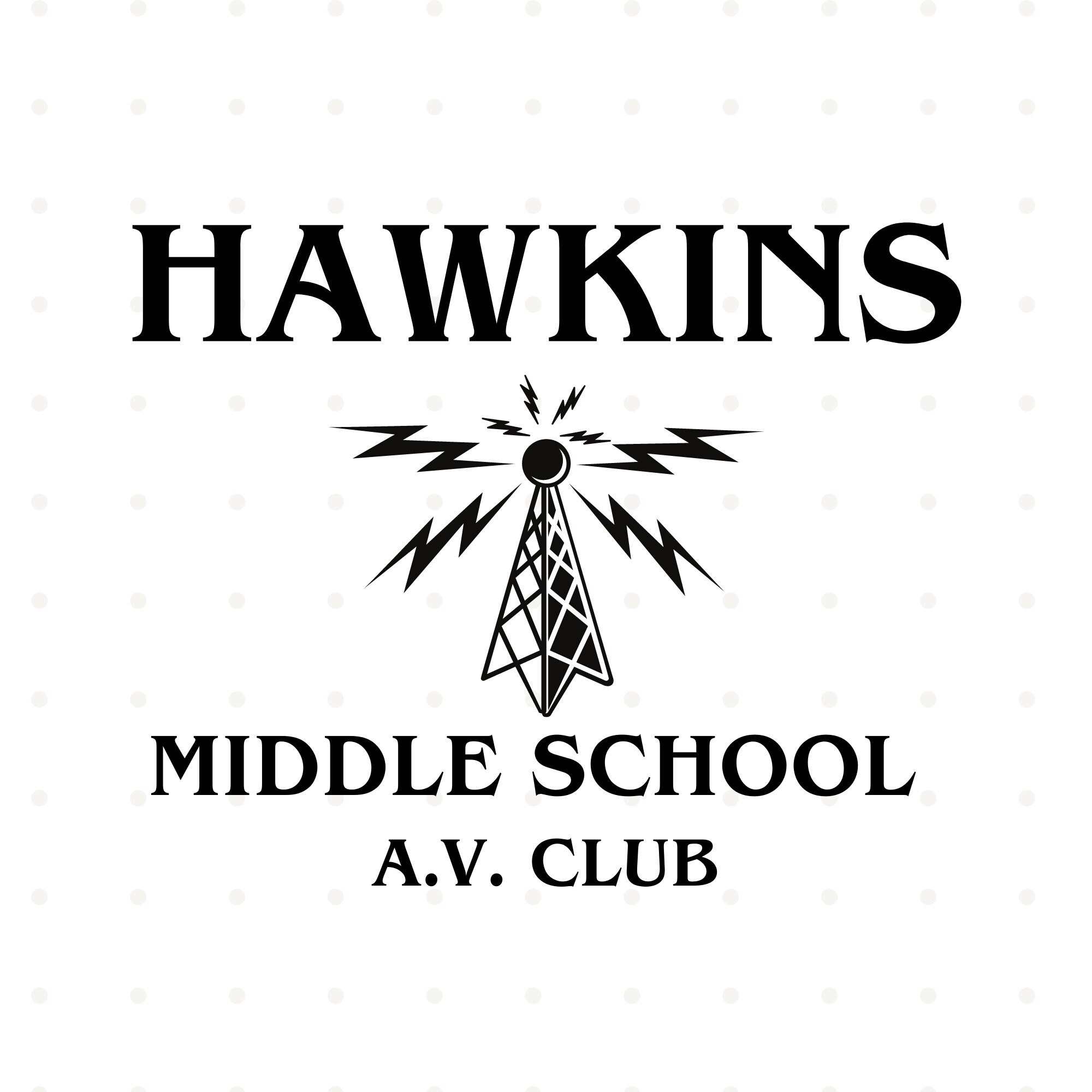 Hawkins A.V. Club // Stranger Things // SVG - PNG - JPG - Etsy