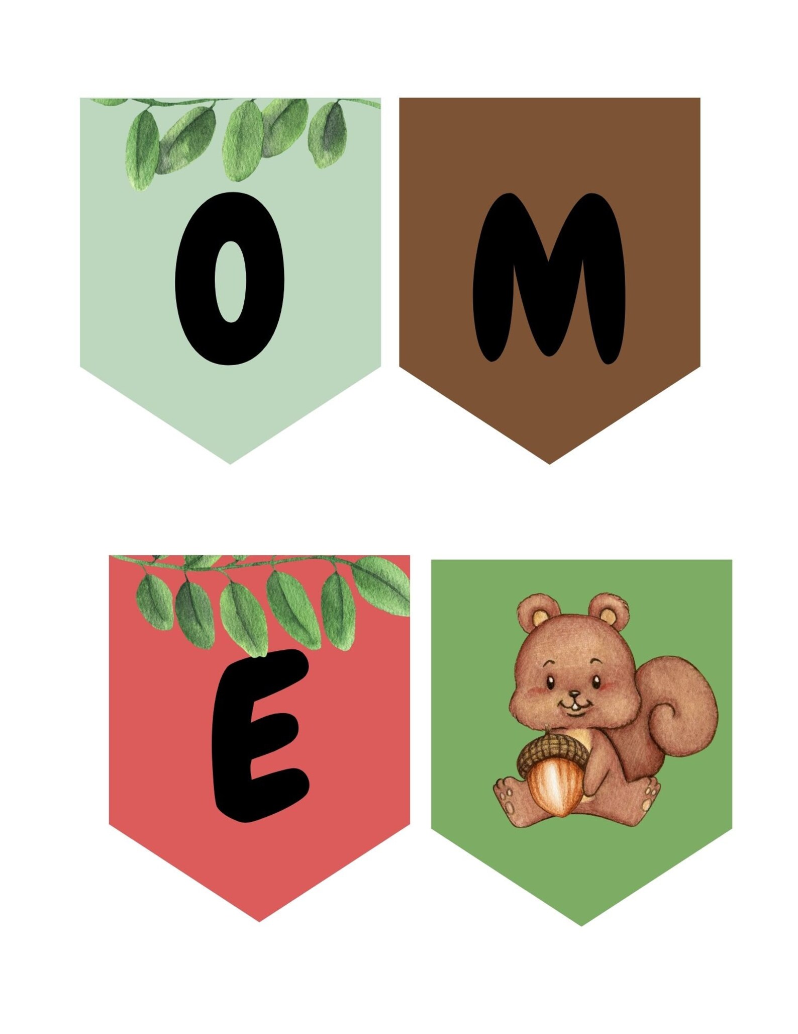 Woodland Theme Baby Shower Banner | Etsy