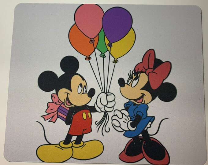 Mickey & Minnie Sublimated Computer Mouse Pad - Etsy
