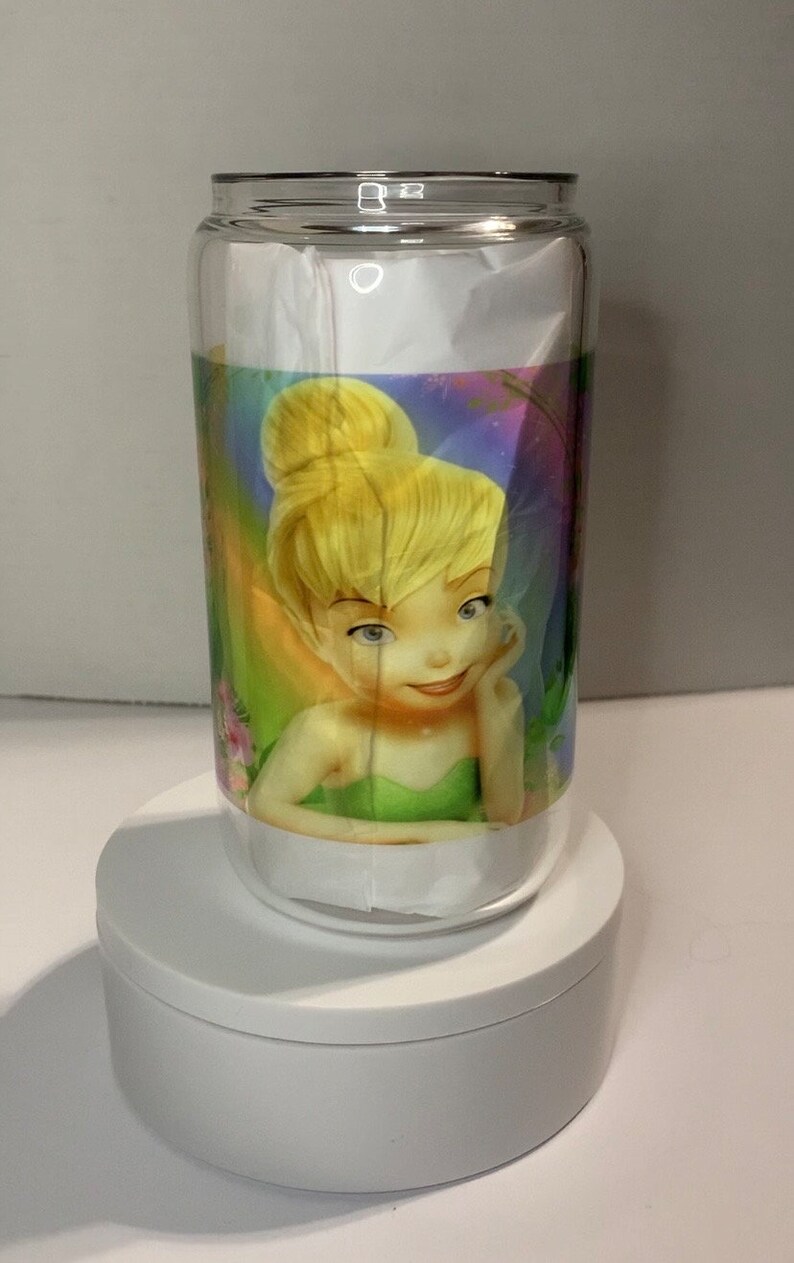 Tinkerbell Sublimated Libby Glass - Etsy