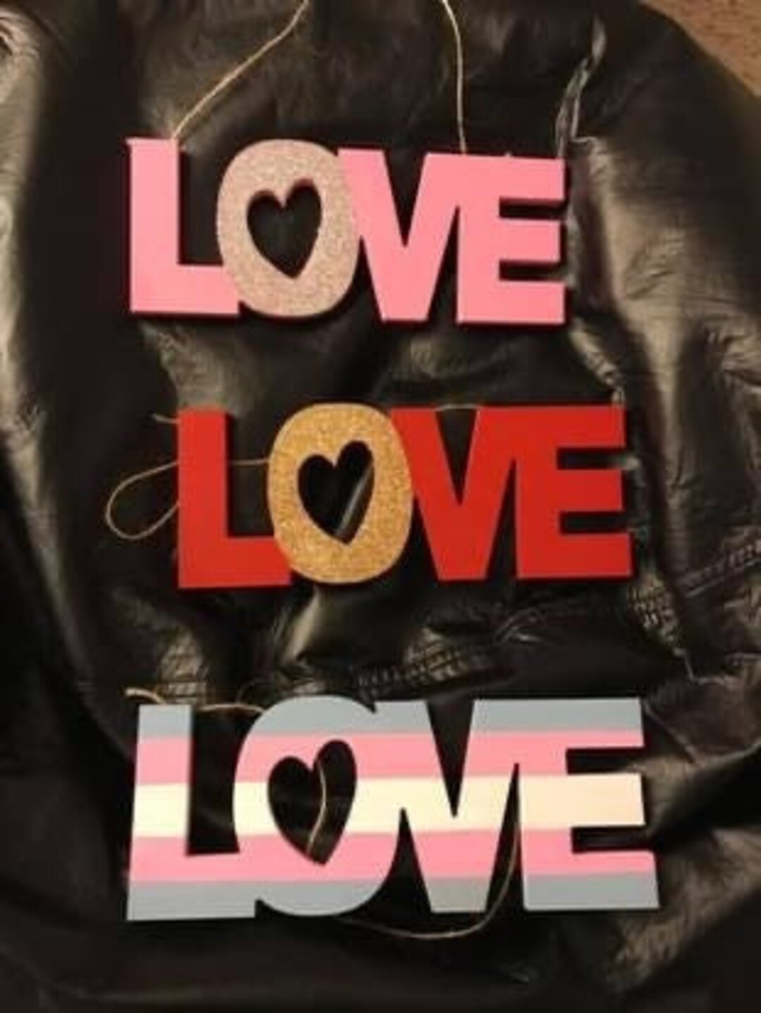 Hand Painted Love Sign - Etsy