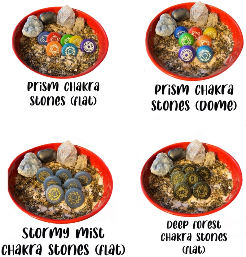 Resin Chakra Stones - Etsy