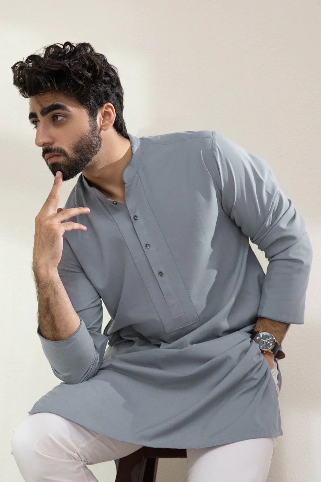 Large Size Original Sapphire Mens Kurta Ready to Wear Brand New - Etsy