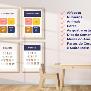 MEGA BUNDLE: Portuguese - English Homeschooling Posters and Sheets - Etsy