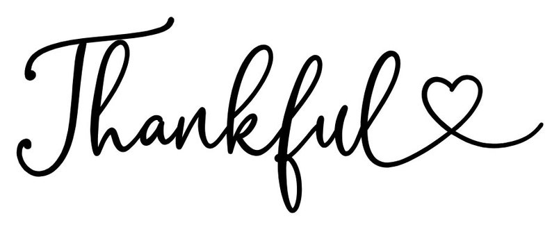 Thankful SVG, Thankful Word SVG, Thankful Stylish Word Text Svg, Text ...