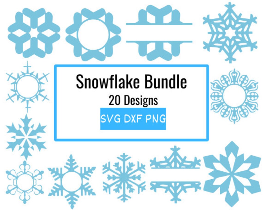 Snowflake SVG, Snowflake Svg Bundle, Flake Winter SVG, Christmas SVG ...