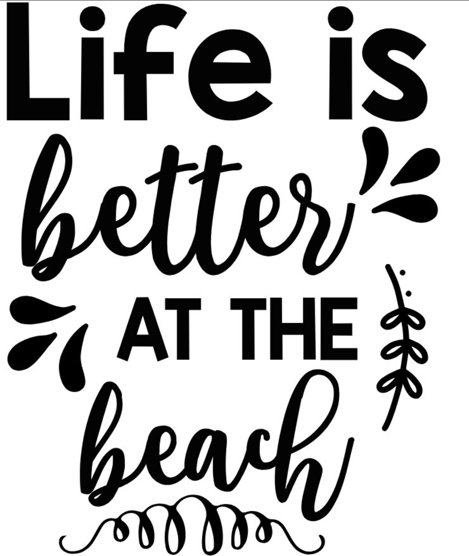 BEACH SVG Bundle, Beach Quotes SVG, Beach Clipart, Summer Cut Files for ...