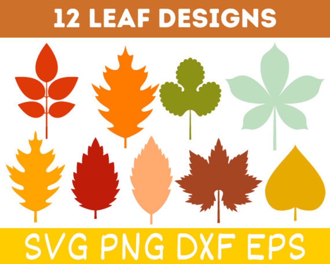 Pumpkin and Fall Leaves SVG Bundle, Fall Cliparts SVG Bundle, Maple ...