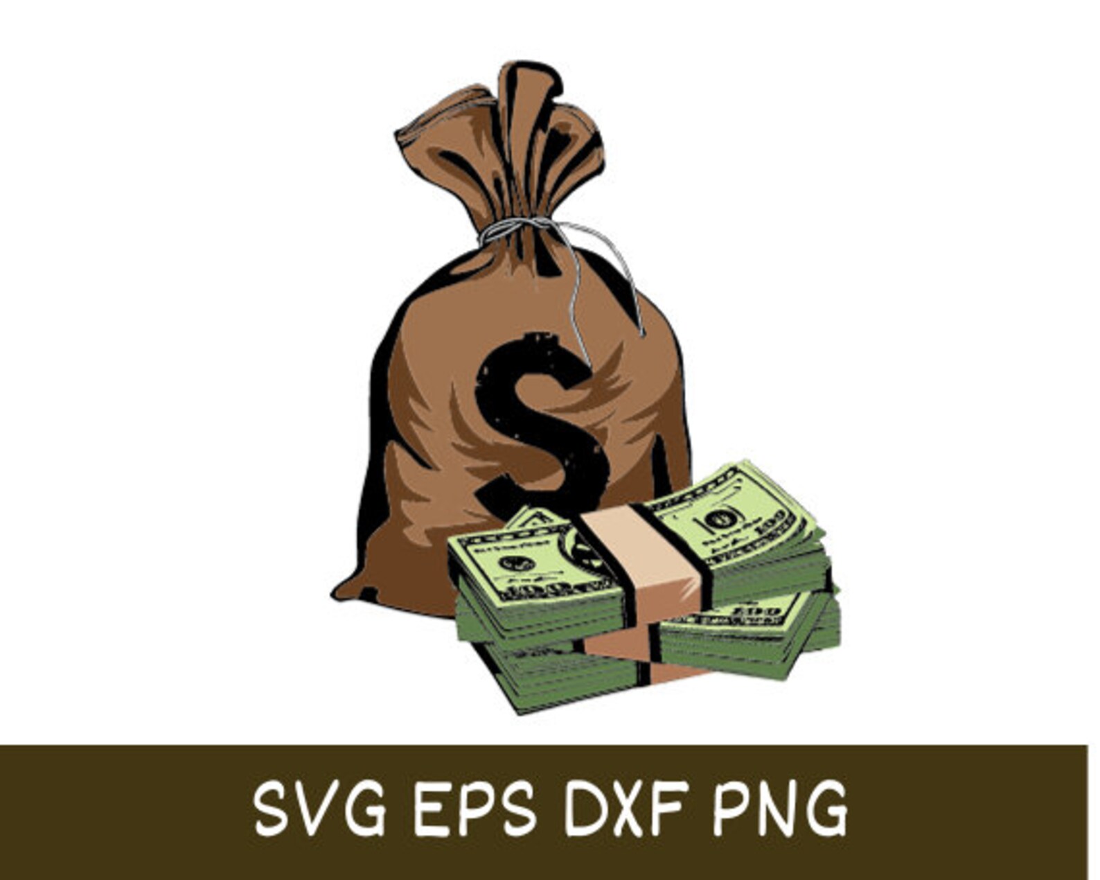 Money Svg, Money Png, Money Background, Money Digital Paper, 100 Dollar ...