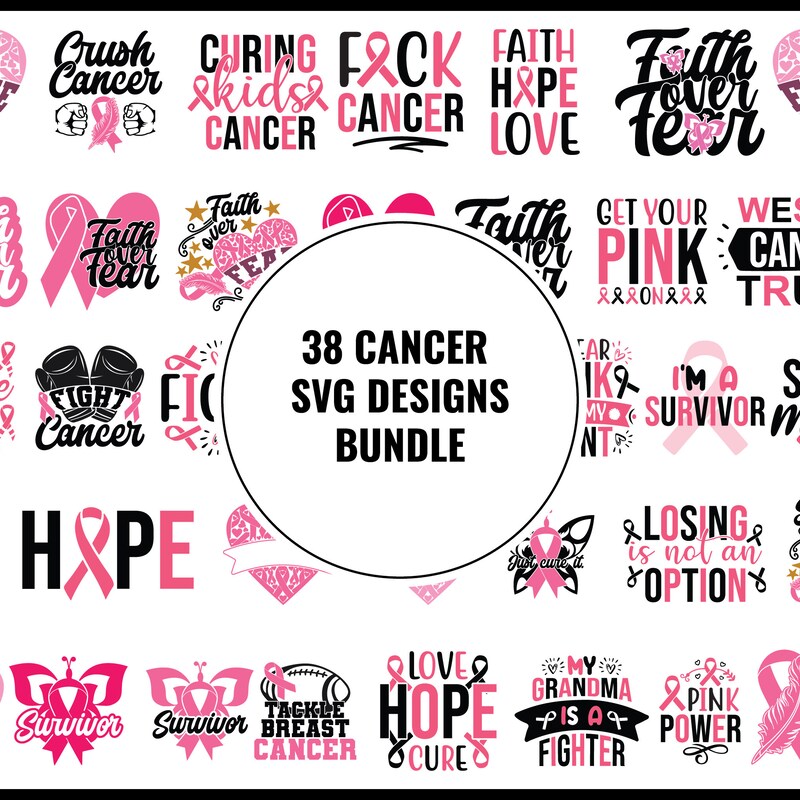 Cancer Svg - Etsy