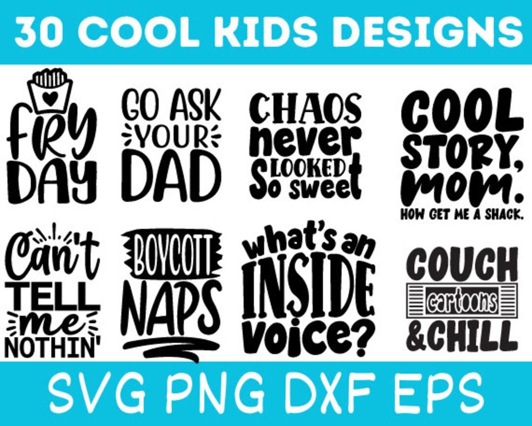 Cool Kid Toddler SVG Bundle, Funny Kids SVG, Cool Kids Svg, Onesies Svg ...