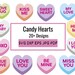 Conversation Heart Svg, Conversation Heart Clipart, Heart Candy Clipart ...