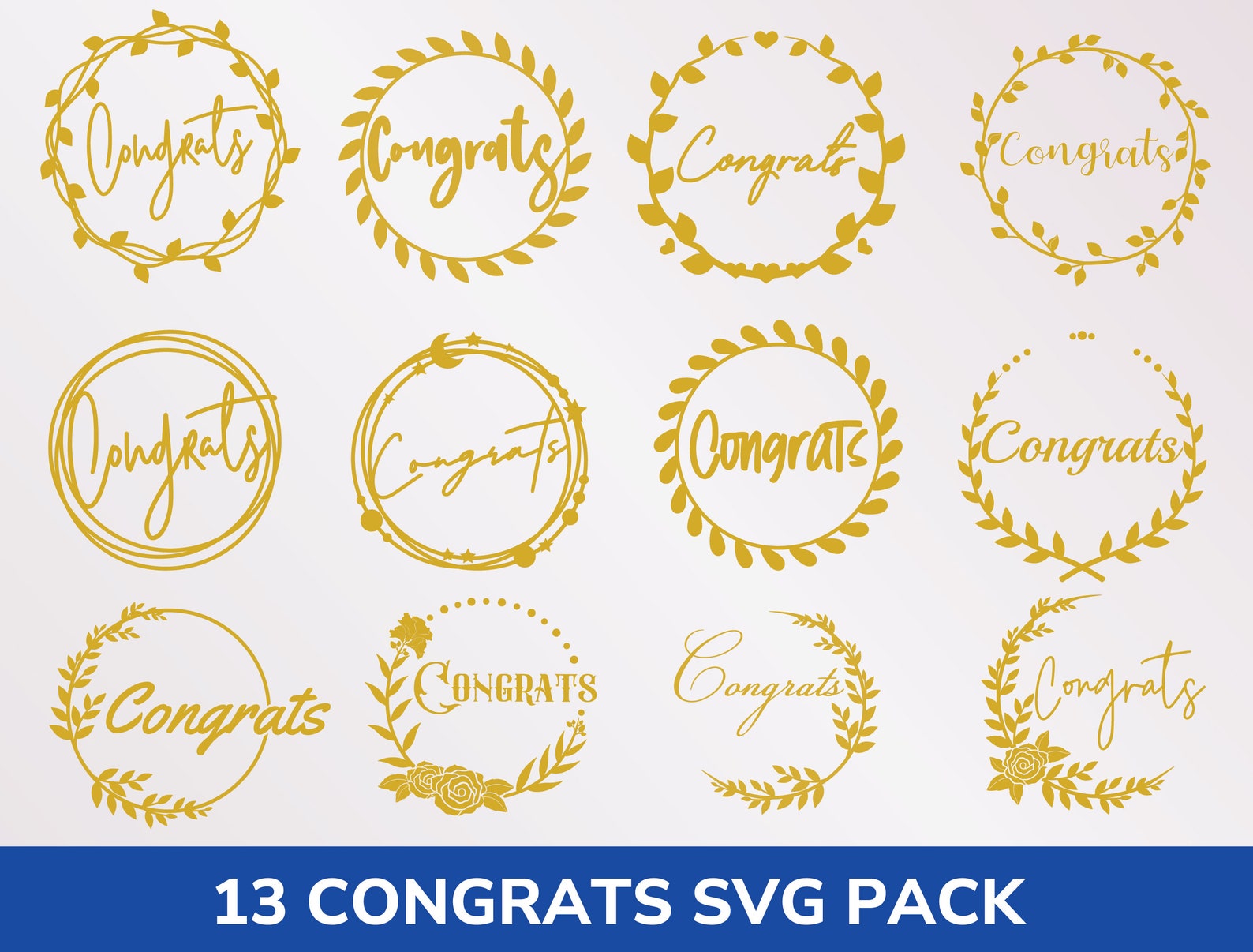 Congrats Svg, Graduation Cake Topper Svg, Graduation Party Svg ...