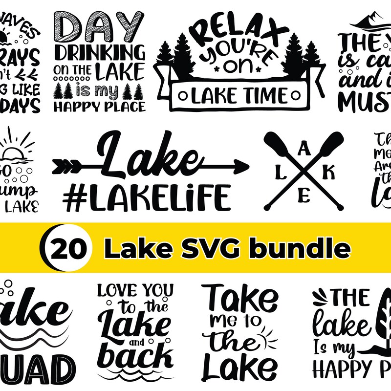 Lake House Svg - Etsy
