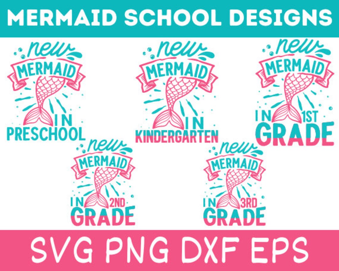 Mermaid SVG Bundle, Magical SVG Bundle, Mermaid SVG, Mermaid Quotes Svg ...