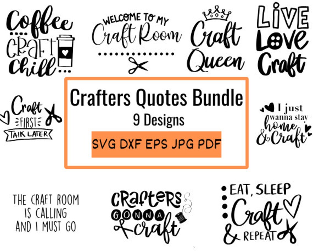Crafters SVG Bundle, Crafting SVG, Crafts Svg, Crafting Shirt Svg ...