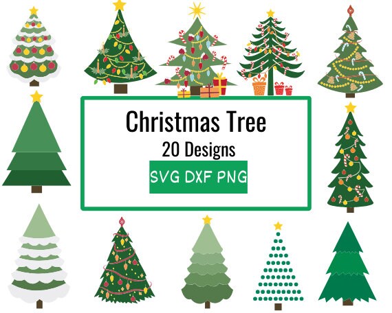 Christmas Tree Svg Bundle, Christmas Svg, Christmas Tree Svg, Christmas ...