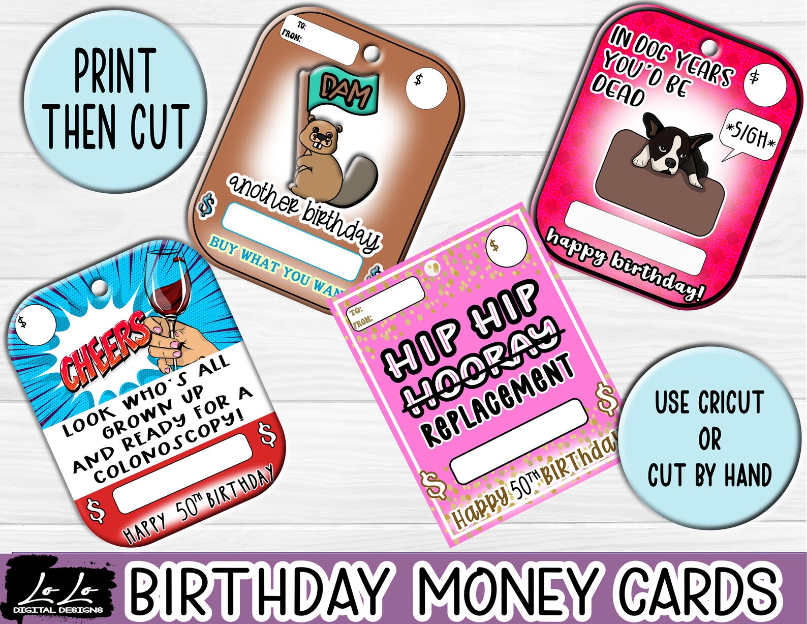 Birthday Money Holder, Printable Money Card, Old Age Money Card, Funny ...