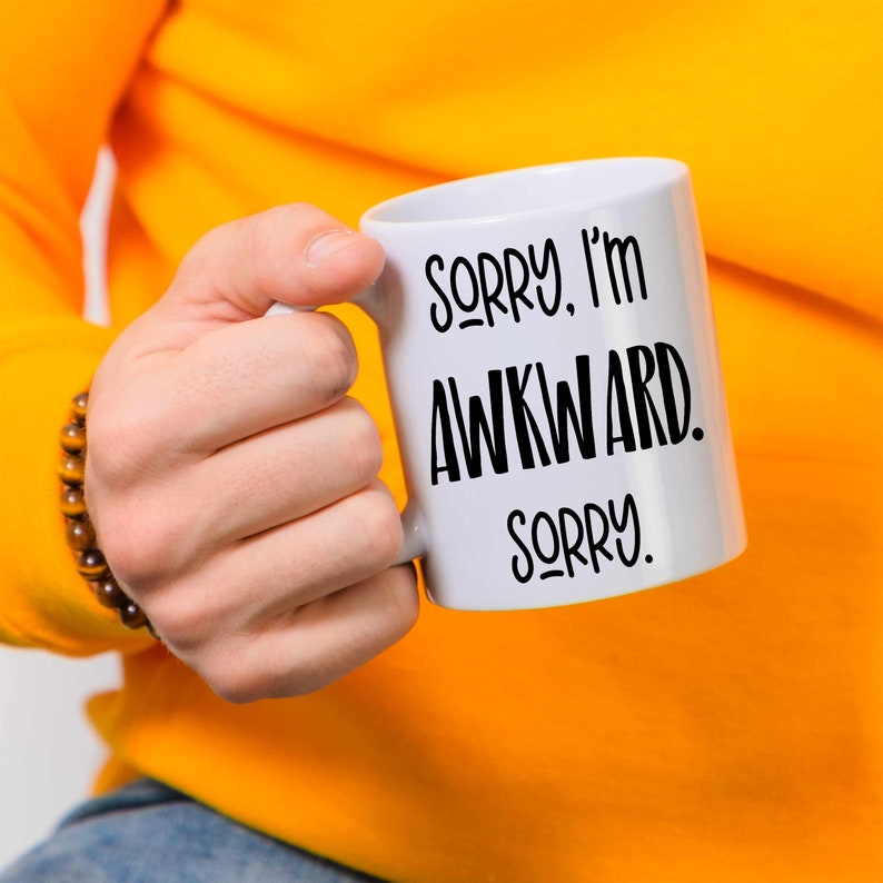 Sorry, I'm Awkward, Sorry Digital SVG | Funny Svg | Sarcastic Svg ...