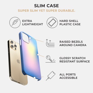 HARMONIC AURA Design Matte Phone Case | iPhone 16/15/14/13/12 Pro Max ...