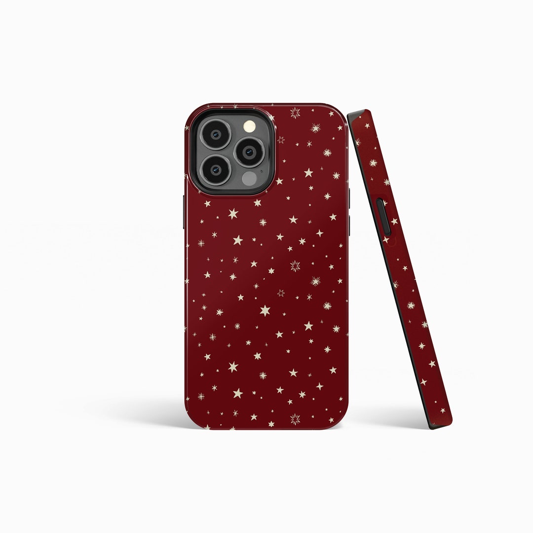 RED VELVET STARS Galaxy Theme Matte Phone Case | iPhone 16/15/14/13/12 ...