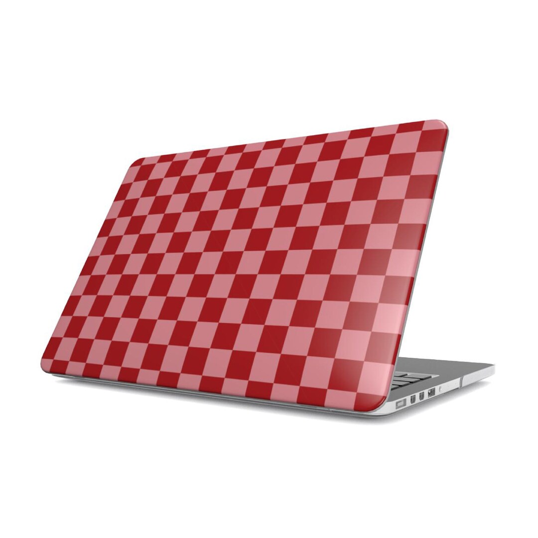 Checkered MacBook Case | Red | MacBook Pro 16/15, MacBook Air 14/13/11 ...