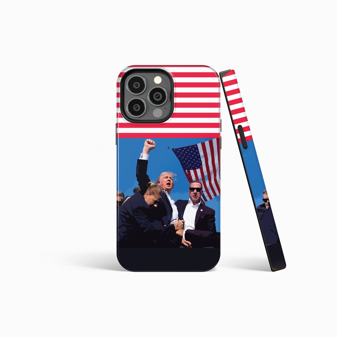 DONALD TRUMP 2024 America Flag Rally Survival Assasination Phone Case ...