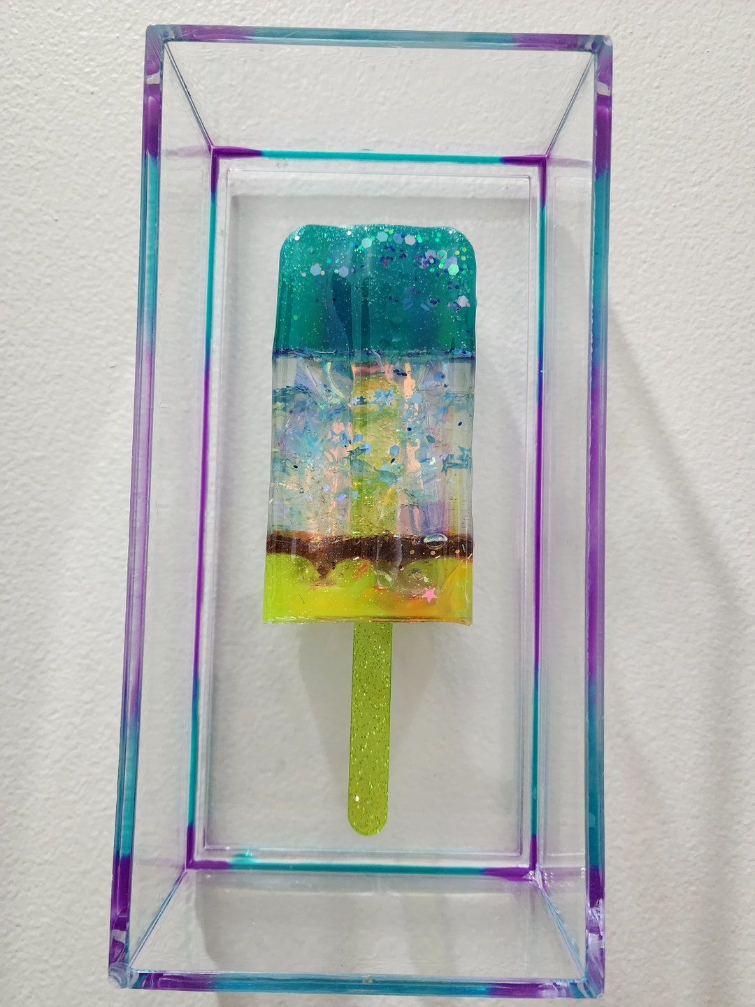 Popsicle Shadowbox Pop Art 8 X 4 X 2 - Etsy