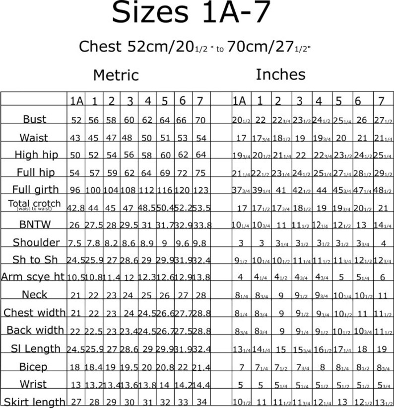 Lyrical / Contemporary Costume Pattern for Girls "eden" Sizes 1A - 7 (8 ...