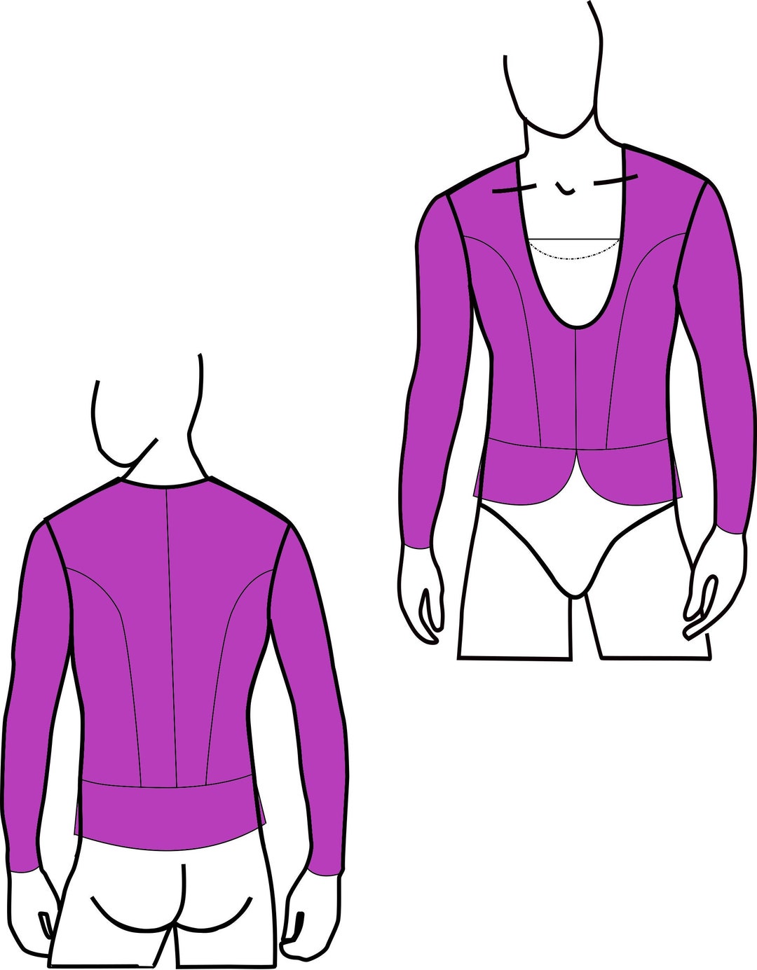 Boys & Mens Tunic With Peplums Pattern Size 1 - 7 (7 Sizes Included) - Etsy