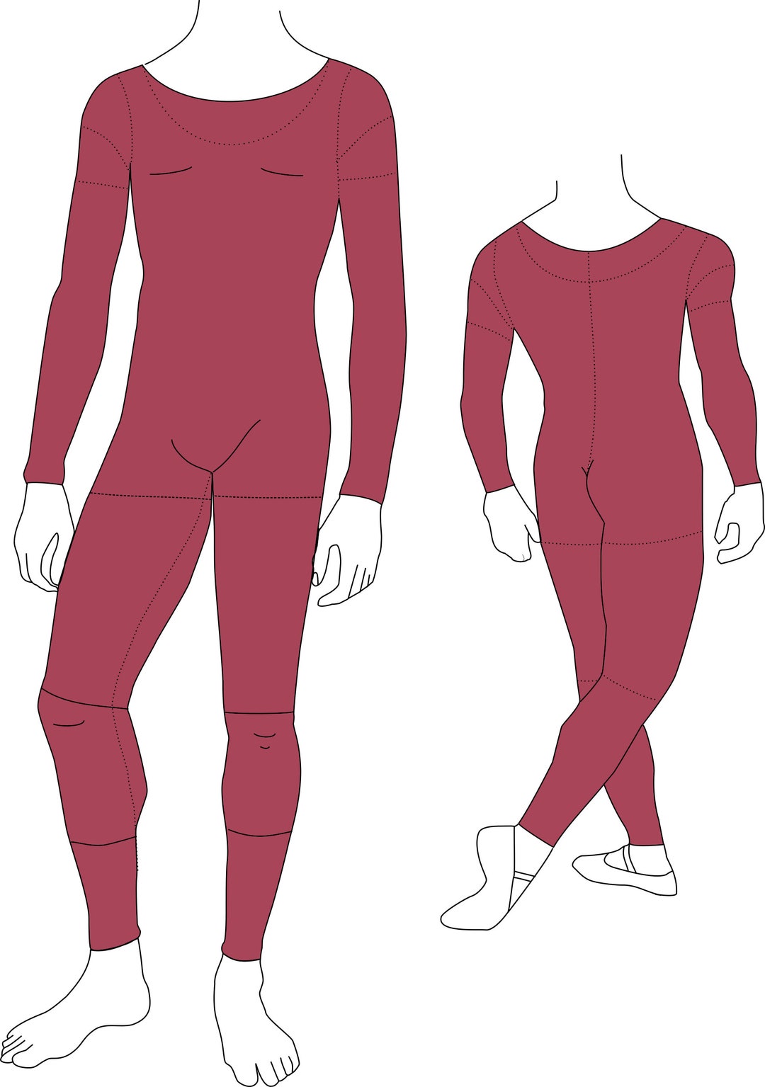 Unisex Unitard Pattern Sizes Multi 1 - Z (23 Sizes Included) - Etsy