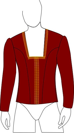 Boys & Mens Square Neck Jacket Pattern Size 8 - 14 (7 Sizes Included ...