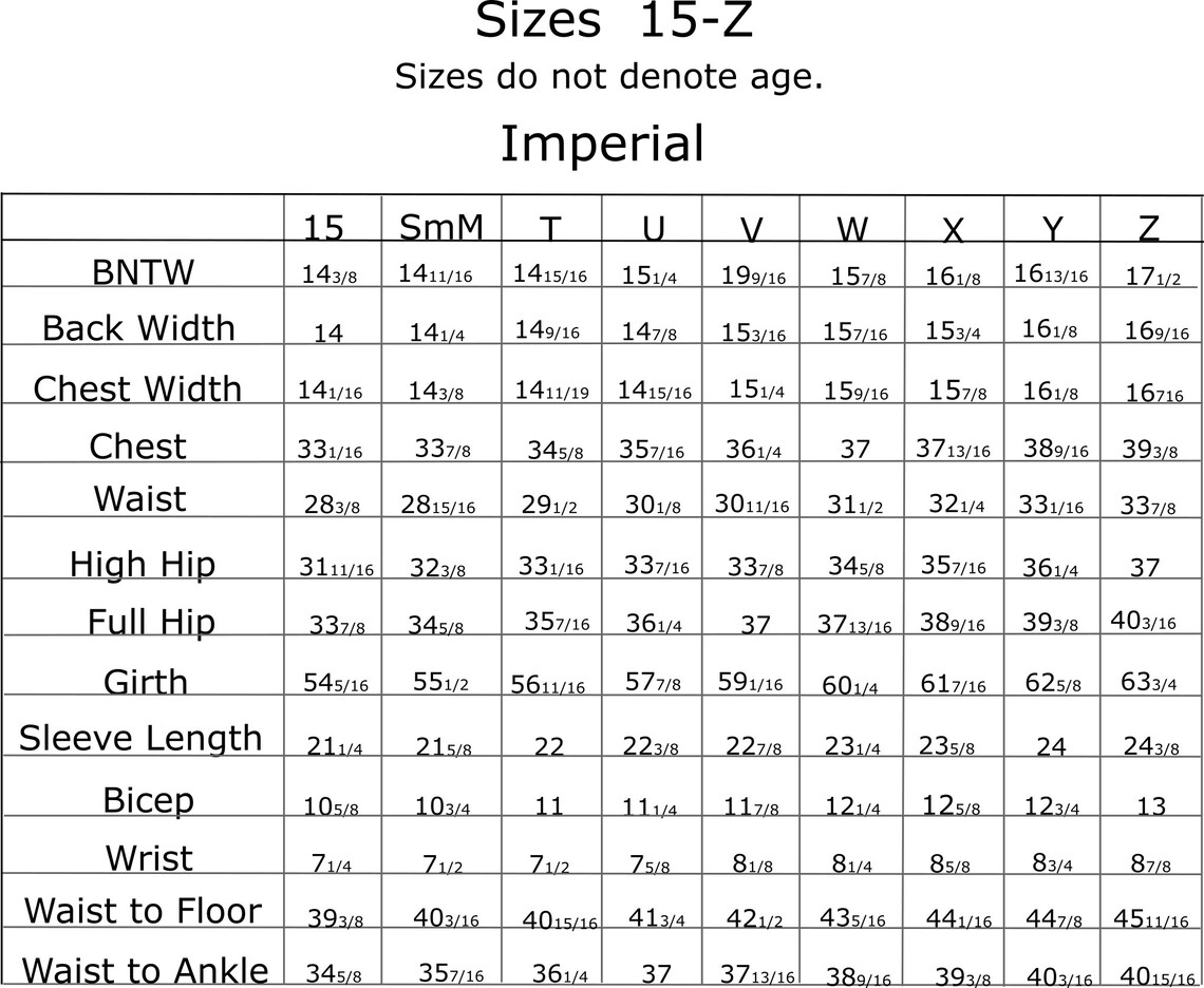 Unisex Unitard Pattern Sizes Multi 1 - Z (23 Sizes Included) - Etsy