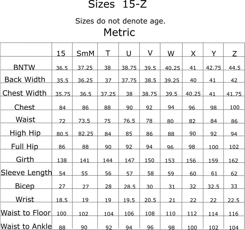 Unisex Unitard Pattern Sizes Multi 1 - Z (23 Sizes Included) - Etsy