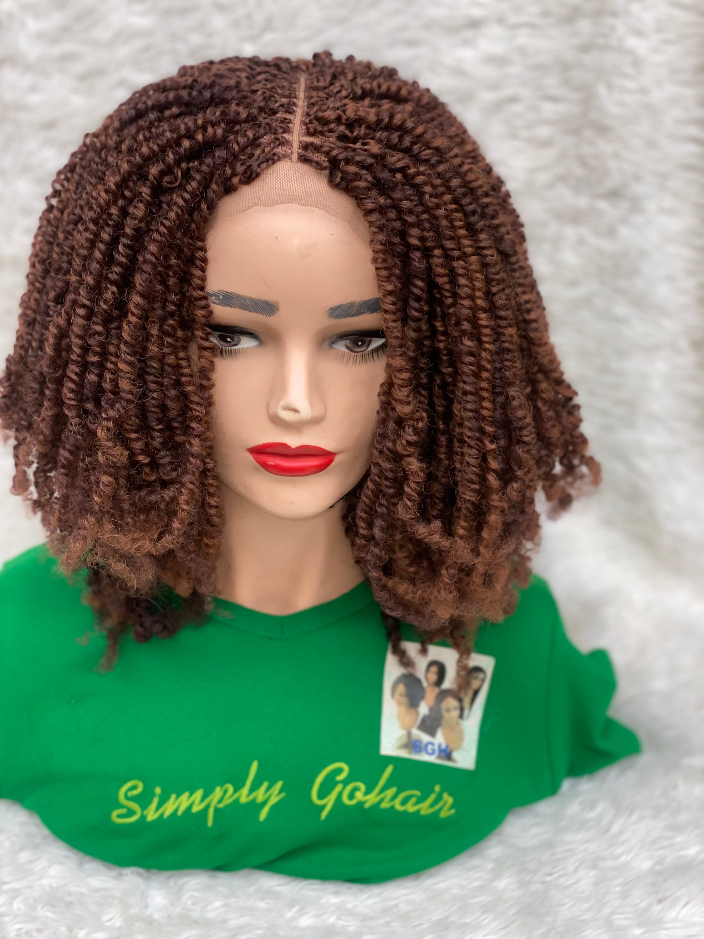 Ready To Ship Handmade Kinky Twist Curls Layered Shoulder Etsy